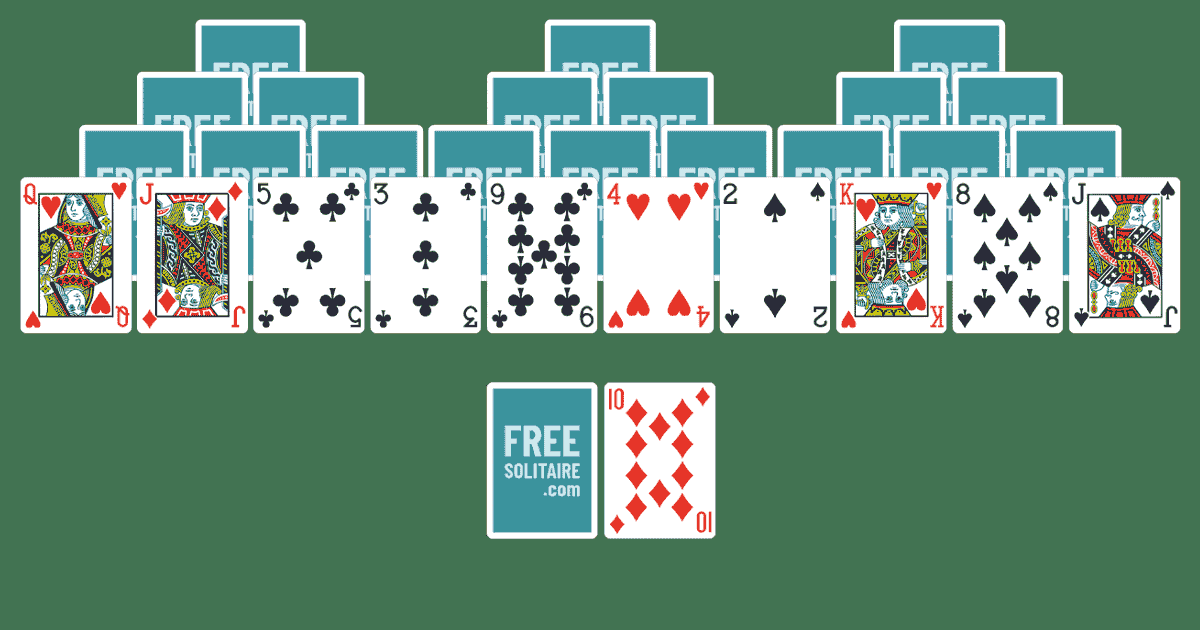 Play Free TriPeaks Solitaire Online - Fast, Strategic and Full Screen