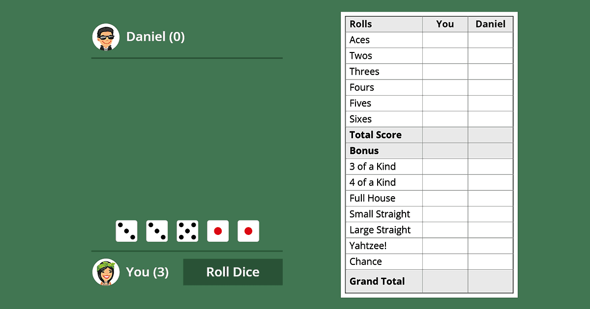 Play Yahtzee Online for Free